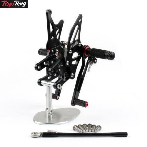 Rearset Rear set Fit for Kawasaki ZX10R ZX 10R 2004-2005 Black D S2 | eBay