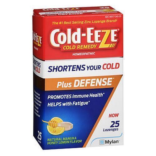 Cold Remedy Plus Defense Lozenges Manuka Honey Lemon 25 Count By Cold ...