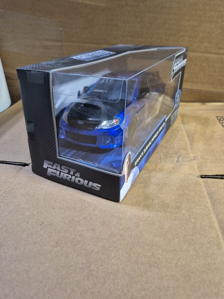 Jada Fast & Furious: BRIAN'S SUBARU IMPREZA WRX STI Die Cast 1:24 Scale ...