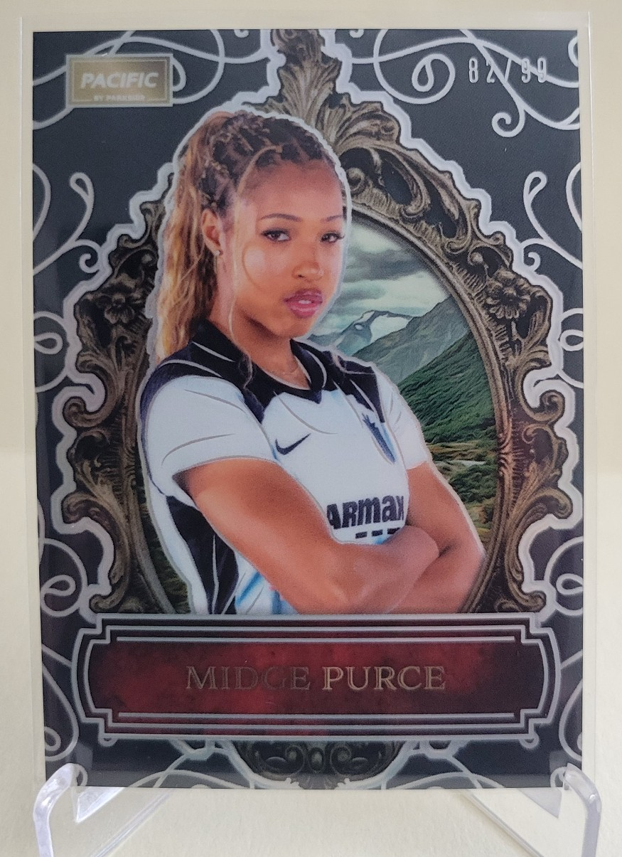 2025 PARKSIDE PACIFIC NWSL MIDGE PURCE #1 MAJESTIC SER# 82/99 | eBay