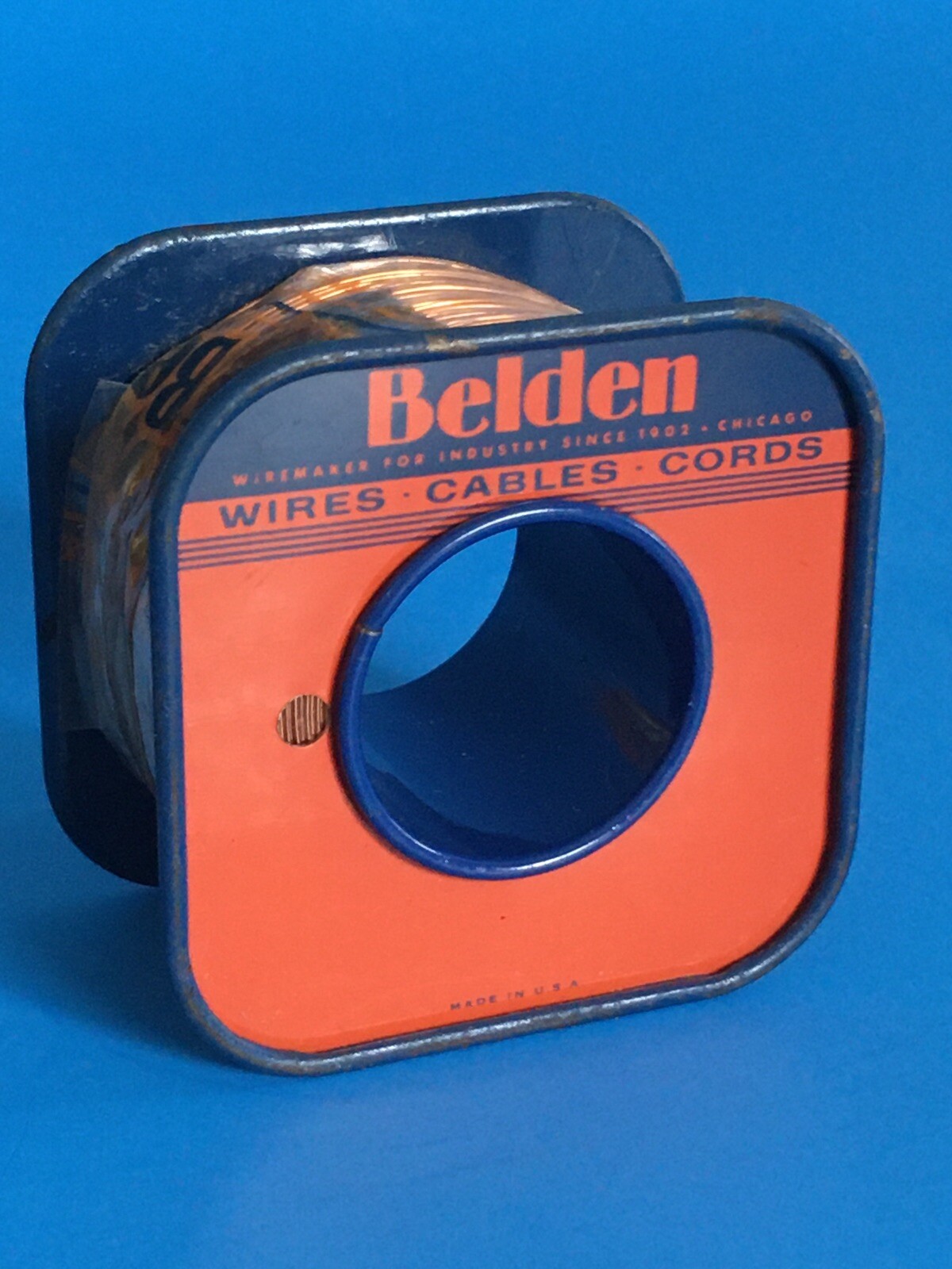 NOS Vintage BELDEN Copper Wire ELECTRICAL ENERGY 8053 26SGL Advertising ...