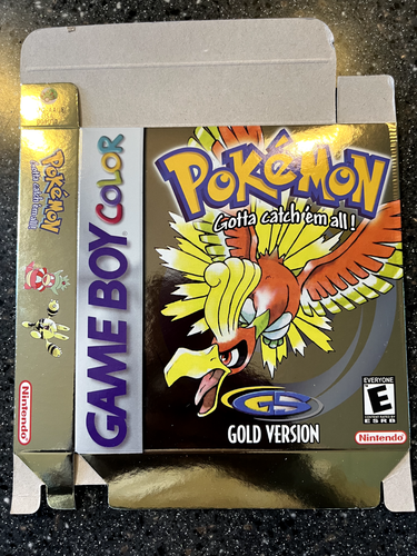 Pokemon Gold Version Game Boy Color BOX ONLY | eBay