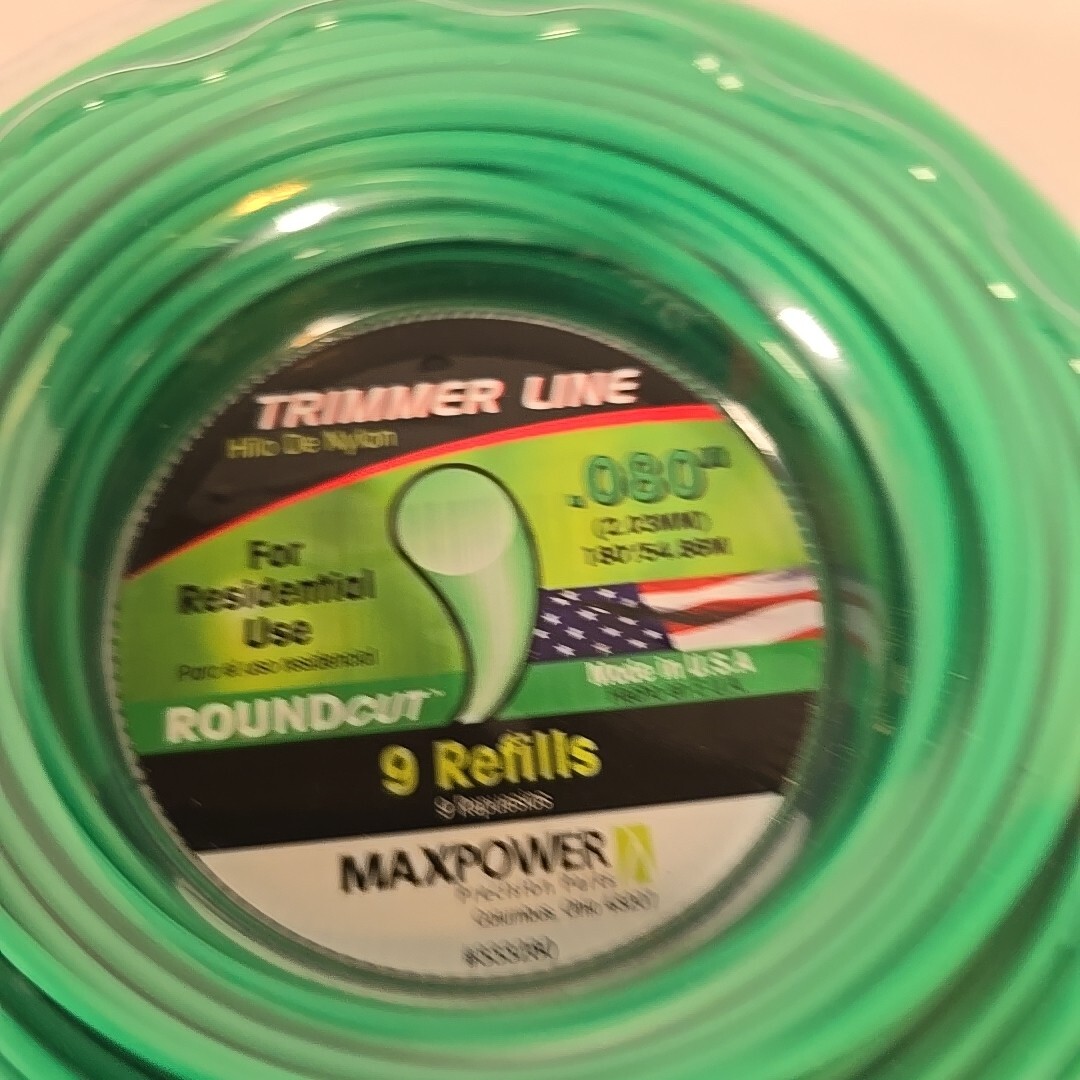 Maxpower 333280 Residential Grade Round .080-Inch Trimmer Line 180-Foot ...