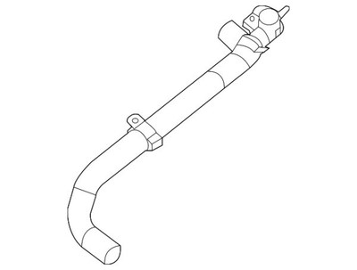 21501-3TA0A Nissan Hose-radiator, upper 215013TA0A, New Genuine OEM ...