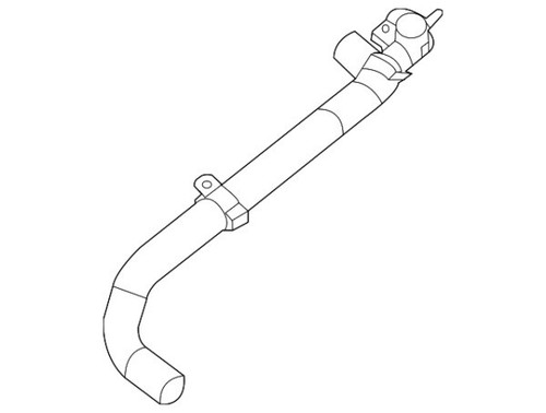 21501-3TA0A Nissan Hose-radiator, upper 215013TA0A, New Genuine OEM ...