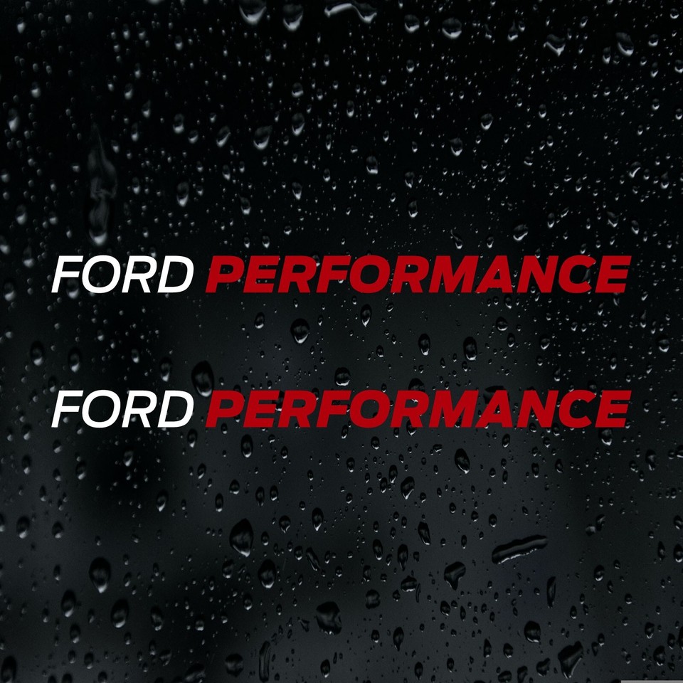 2pcs FORD PERFORMANCE Decal Vinyl Stickers for Ford Mustang | eBay