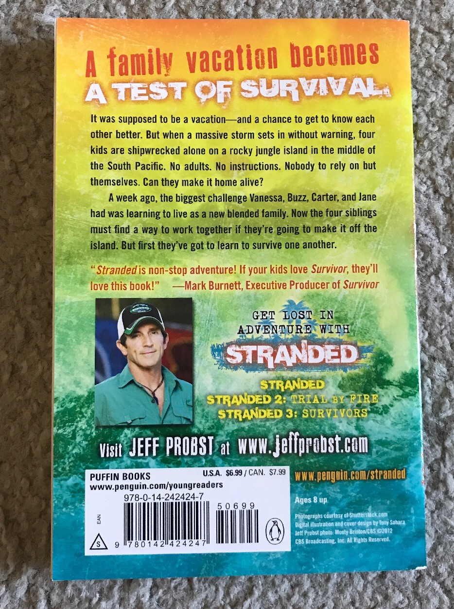 Stranded by Chris Tebbetts and Jeff Probst (2013, Paperback, NEW ...