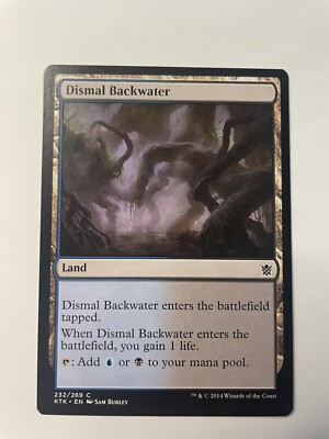 MTG Dismal Backwater Core Set 2020 245/280 Regular Common | eBay