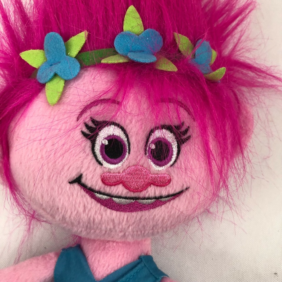 Trolls Talking Poppy Dream Works Plush 12" Talkin' Troll Doll Hasbro ...