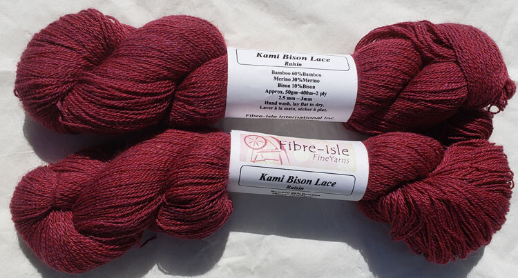 Fibre Isle Kami Bison Lace Bamboo Merino Bison 400m | eBay