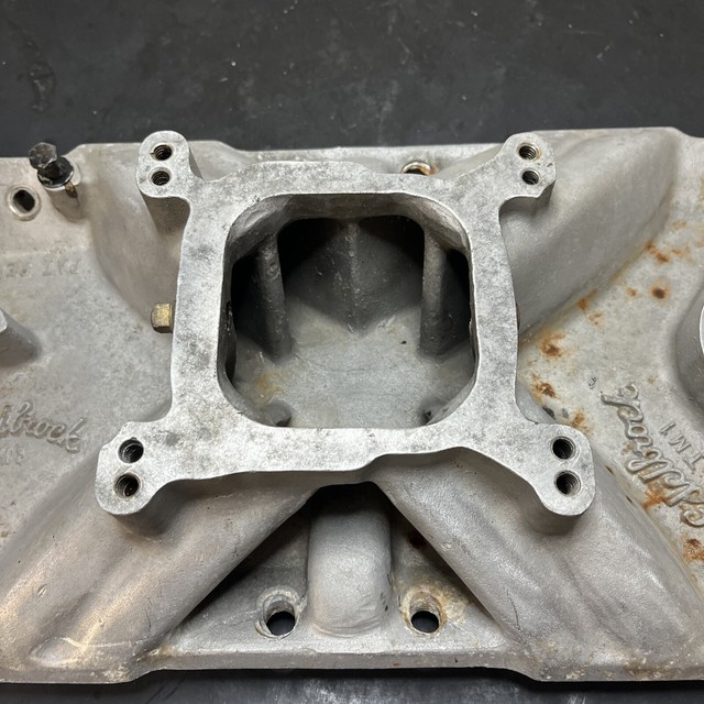 Edelbrock SBC Tarantula TM-1 Aluminum Intake 283, 327, 350, 383 No ...