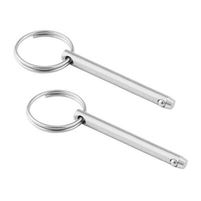 2X Quick Release Pins 5mm Stainless Steel for Boat Bimini Top Marine ...