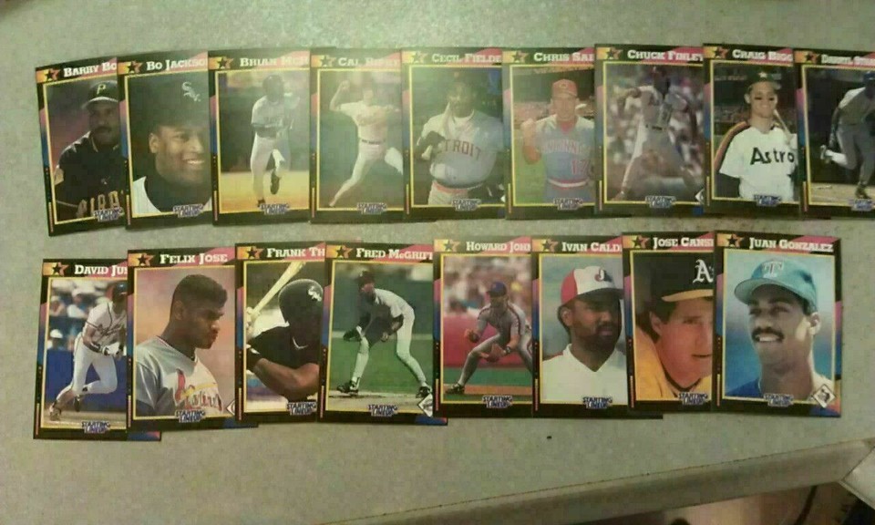 1991 1992 Starting Line Up DURACELL Series 1 2 MISCUTS OVERSIZE ODD YOU ...