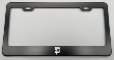 Custom San Francisco Giants Stainless Steel License Plate Frame | Metal ...