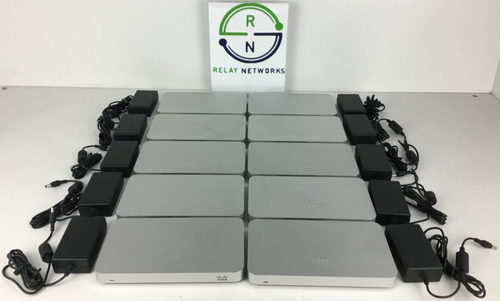 Lot of 10 Meraki/Cisco MX64-HW firewall -original power, Unclaimed ...