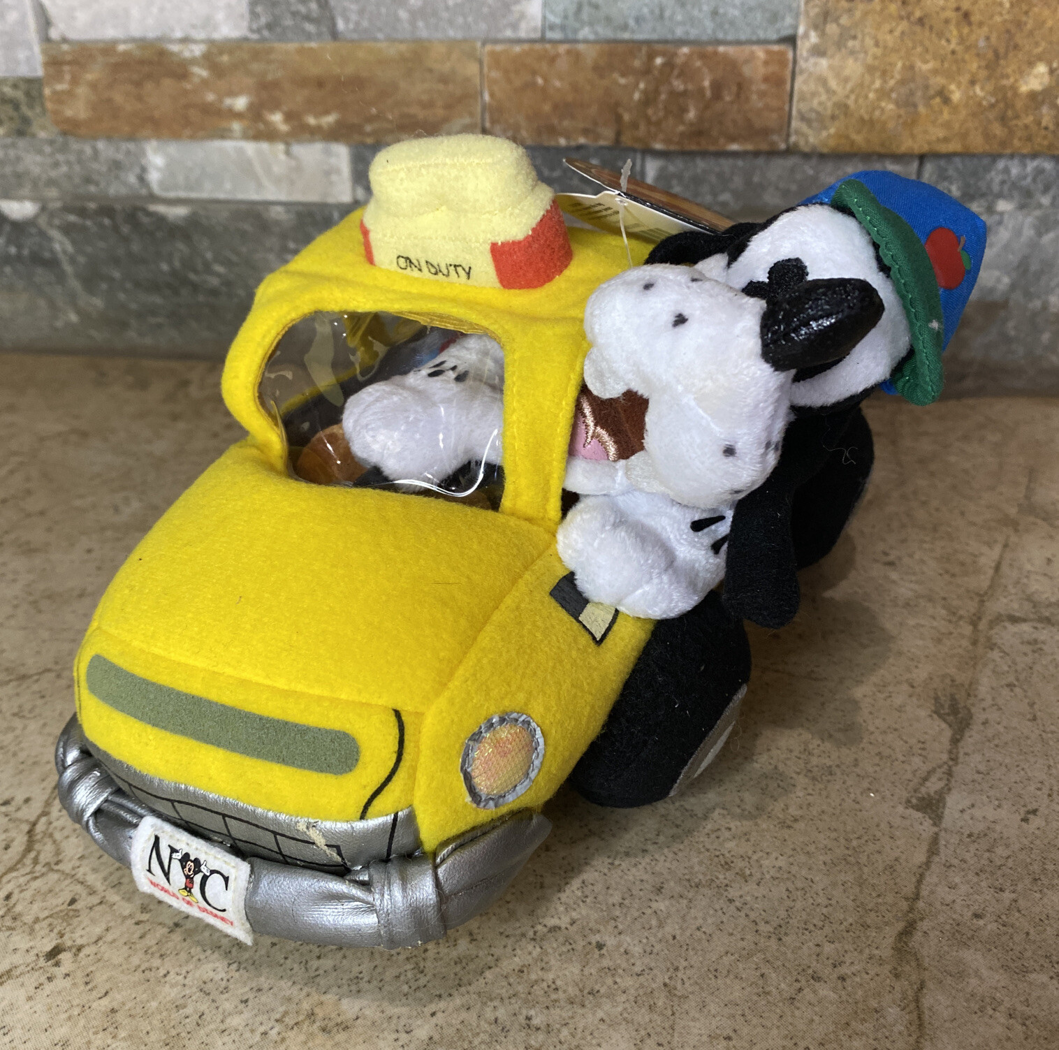 RARE Vintage 90’s Cabbie Goofy Taxi Driver World of Disney Plush WITH ...