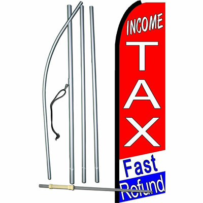 Business Signs - Income Tax Flags
