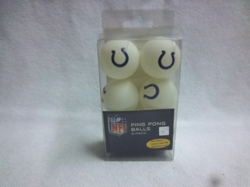 6 Indianapolis Colts Table Tennis Balls, NFL Series Ping Pong Balls | eBay