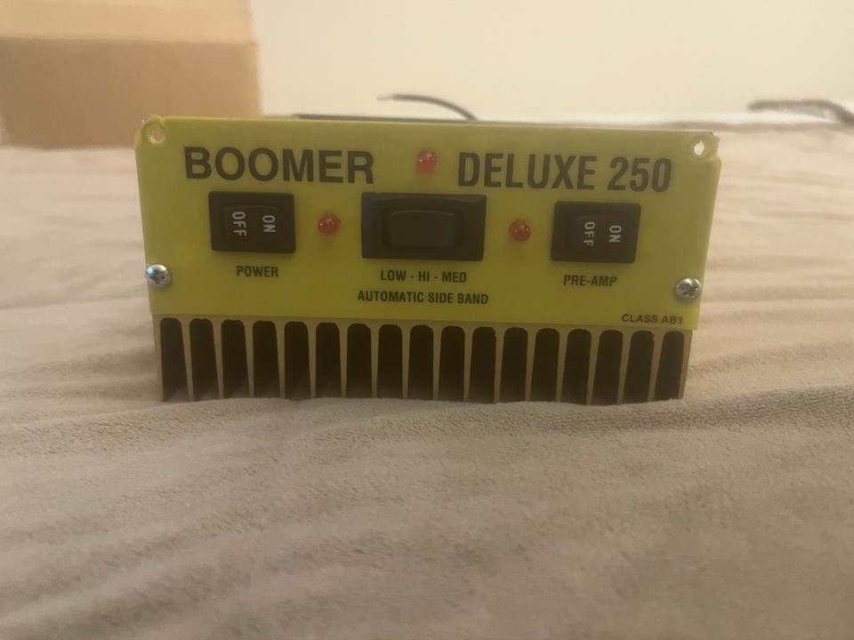 Boomer Deluxe 250 HiDrive Mobile Linear Amplifier 2 Pill SRF3749 HAM 10 ...