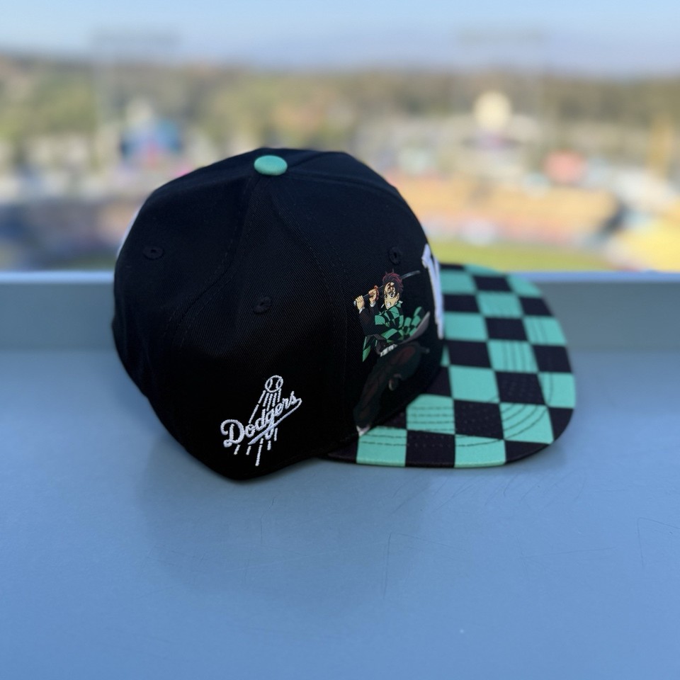 Demon Slayer x Dodgers Hat 8/15 Giveaway SGA MLB Los Angeles Official ...
