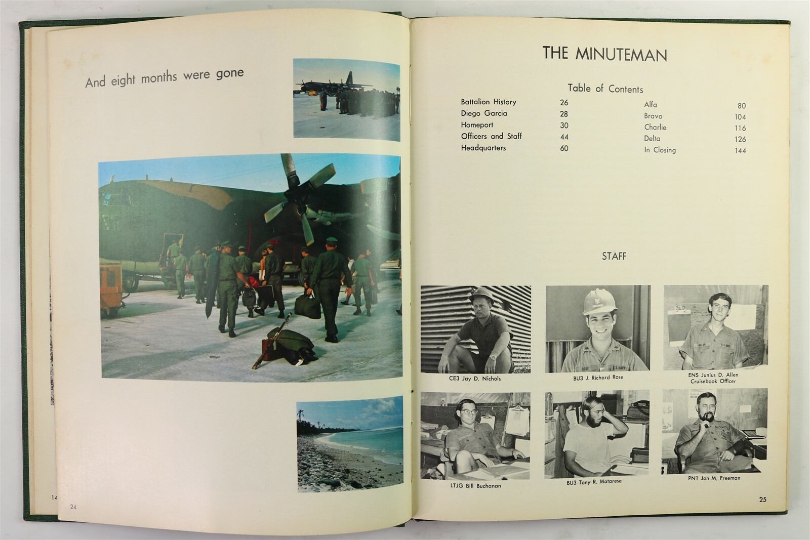 Mobile Construction Battalion NMCB 62 Seabees 1972 1973 Diego Garcia ...