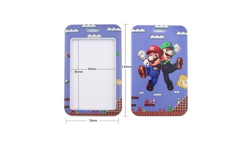Super Mario ID Card holder with lanyard neck strap | eBay