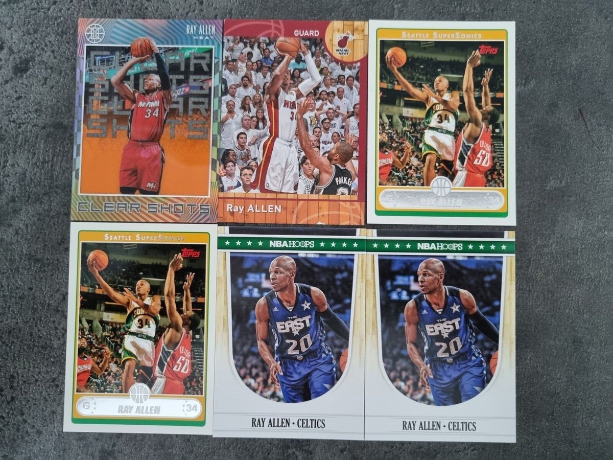 Ray Allen Rookie Karte 1996 97 NBA Hoops RAY ALLEN Rookie #2