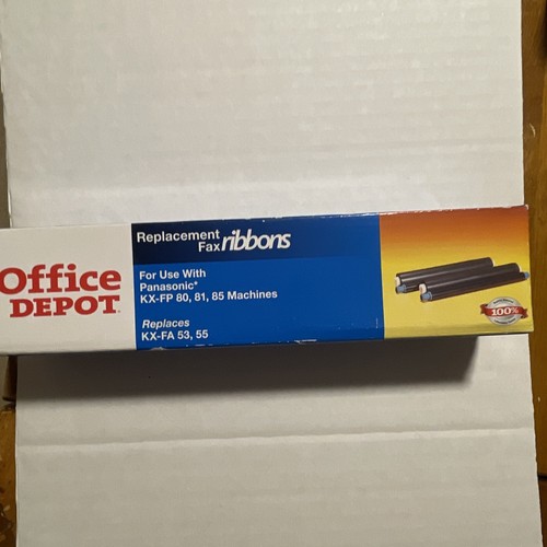 OFFICE DEPOT BLACK REPLACEMENT FAX RIBBONS PANASONIC* KX-FP 80, 81, 85 ...