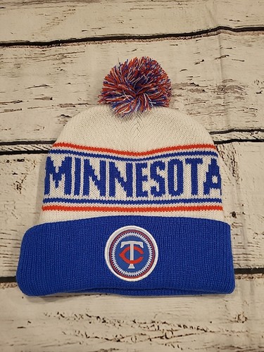 Official 2021 Minnesota Twins Knit Caribou Stocking Hat Target Field ...