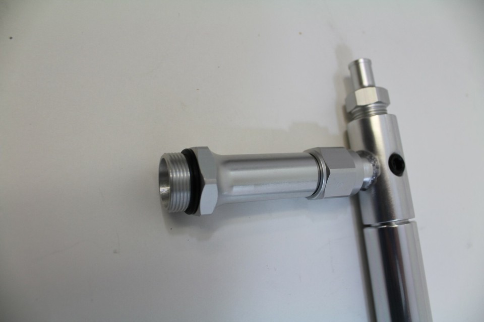 Aluminum Fuel Log Holley 4150 Double Pumper Carburetor Anodized Billet ...