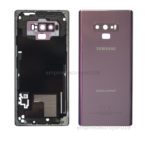 USED Original Samsung Galaxy Note 9 SM-N960 Back Glass Cover, Lavender ...