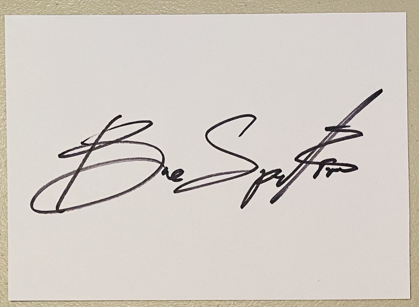 Bruce Springsteen Autographed Memorabilia | Signed Photo, Jersey ...