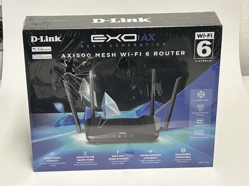 D-Link EXO WiFi 6 Router AX1500 MU-MIMO Voice Control Dual Band Gigabit ...