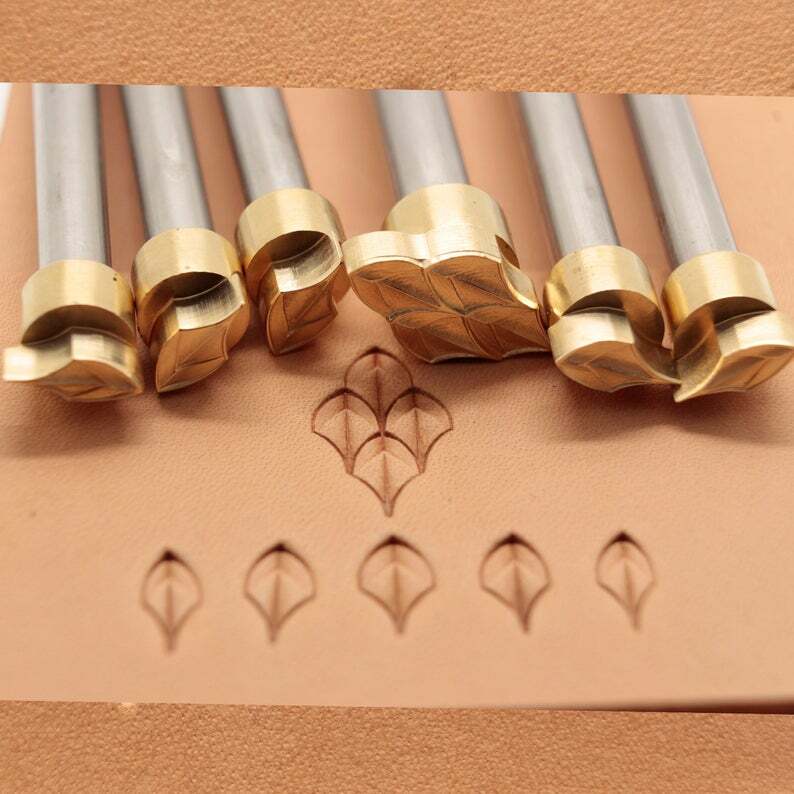 Leather Stamp Tool Leather Crafting Crafts Brass Dragon Scale Stamps ...