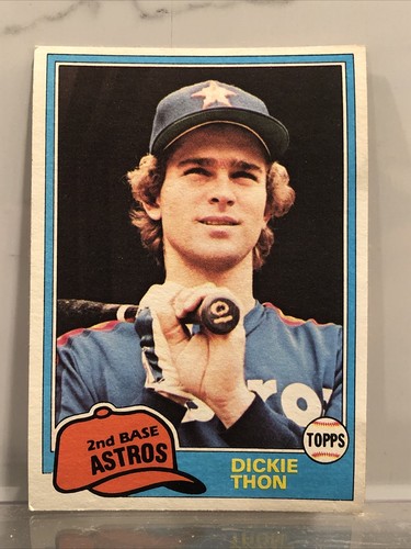 1981 Topps #844 Dickie Thon Astros | eBay