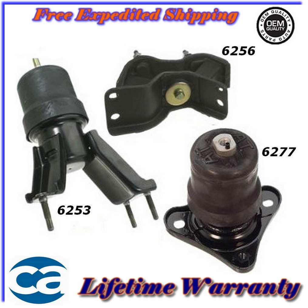 Engine Motor Mounts & Transmission Mount 3Pcs Set For Toyota Camry 96 ...