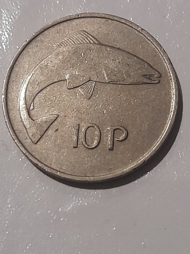 1980 IRELAND 10p IRISH EIRE. Irish Salmon Coin | eBay