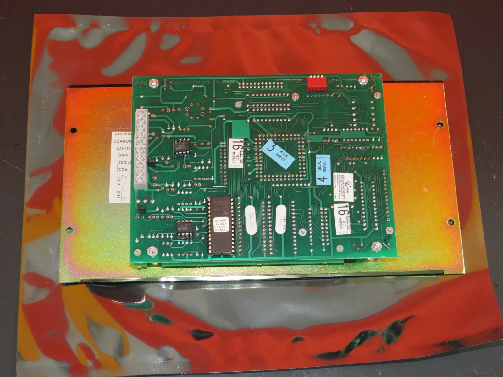 EST EDWARDS 2-CMDN REMOTE ALPHA FIRE ALARM DISPLAY ANNUNCIATOR | eBay