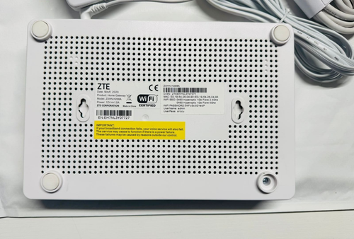 HYPEROPTIC ZTE Home Gateway 1gbps speed Router Fibre Modem - ZXHN H298A ...