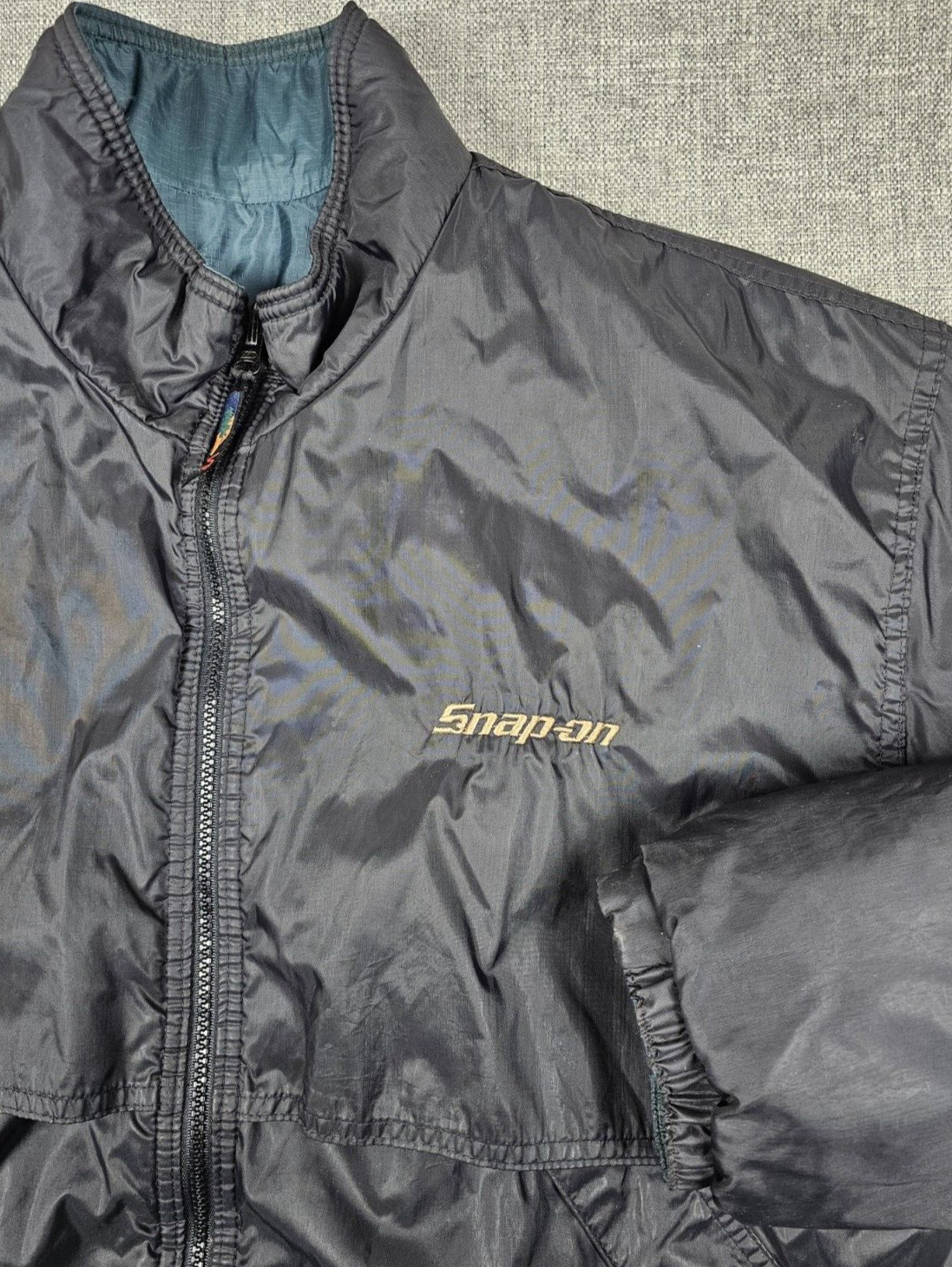 Vintage Swingster Snap-On Tools Jacket Mens Large Rev… - Gem