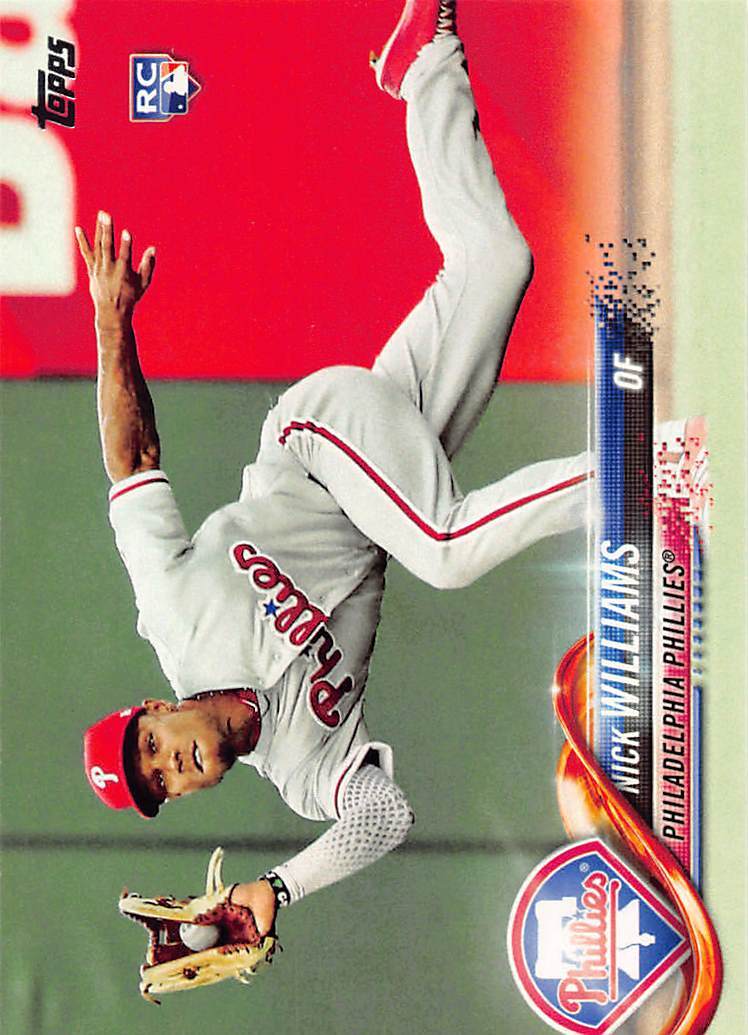 Nick Williams 2018 Topps 226 Philadelphia Phillies Rookie Baseball Card ...