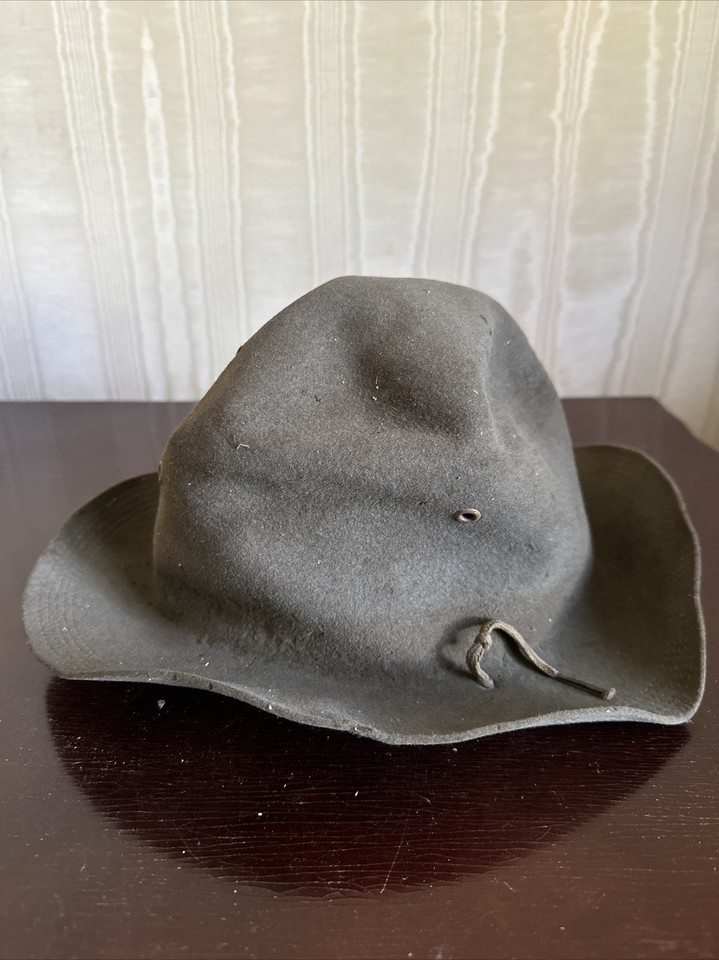 BSA Scoutmaster Official Wool Campaign Hat 1940’s -1950’s | eBay