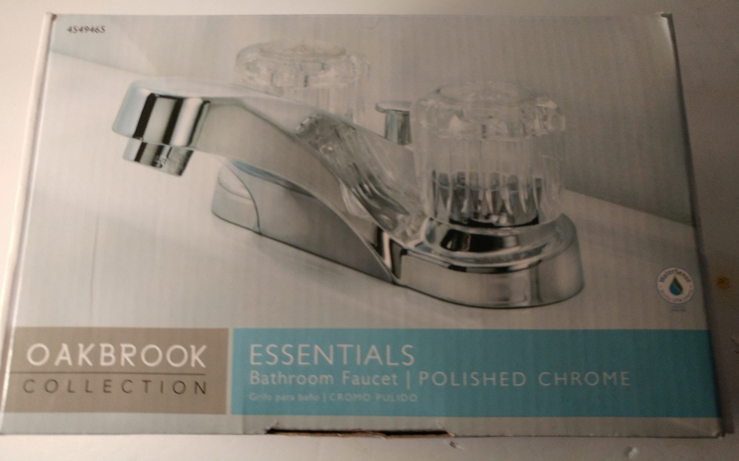 BATHROOM FAUCET Polish Chrome Oakbrook Collection Standard 4549465 Ace ...