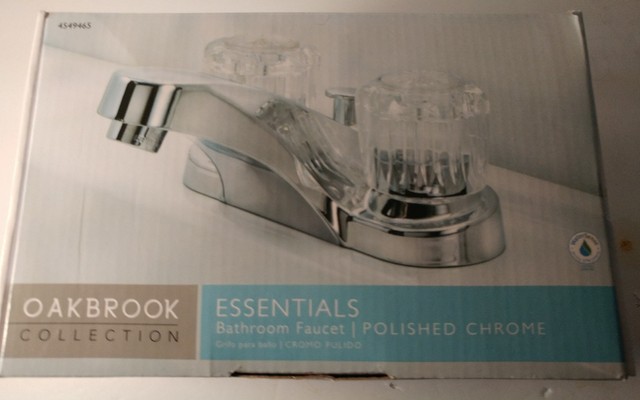 Bathroom Faucet OakBrook Washerless Cartridge Two Handle Lavatory Pop ...