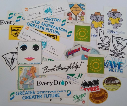 Vintage Car Decal Stickers Unused Bulk Lot Advertisment Stickers | eBay ...