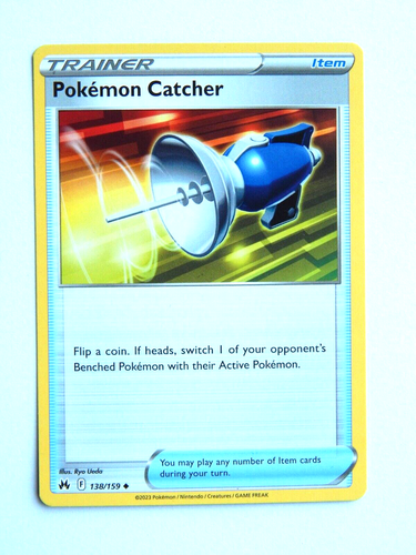 Pokemon Catcher 138/159 NM Pokemon TCG Card Crown Zenith ENG 2023 Item ...
