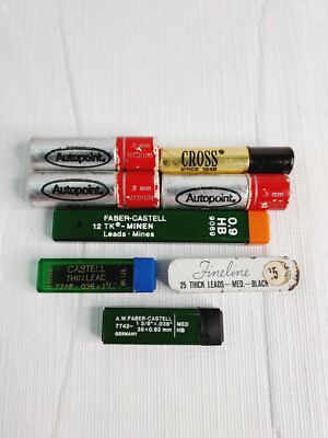 Lot of Vintage Mechanical Pencil Leads Faber-Castell Sheaffer Autopoint ...