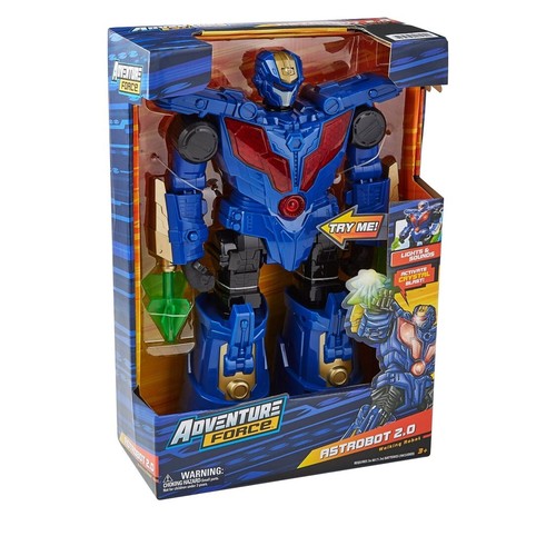 NEW! ADVENTURE FORCE ASTEROIDBOT WALKING TOY W/ LIGHTS AND SOUNDS 12 ...