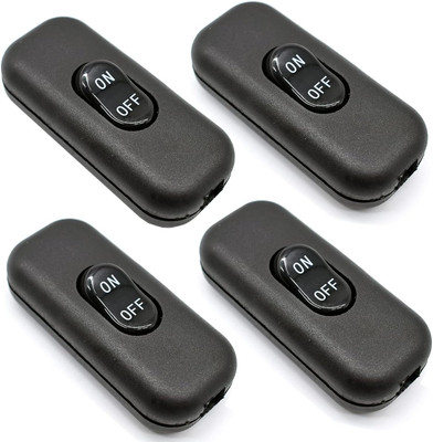 On off Button Switch, 4 Pack DPST Control Cord Cable Switch for Bedroom ...