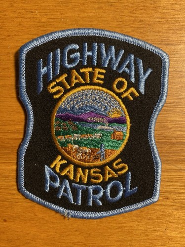 STATE OF KANSAS KS HIGHWAY PATROL POLICE PATCH | eBay
